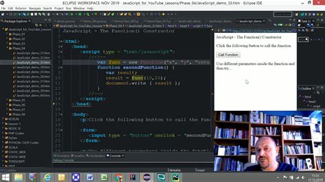 Javascript Dersi 4 Eclipse Ide üzerinde Javascript Kodları Youtube
