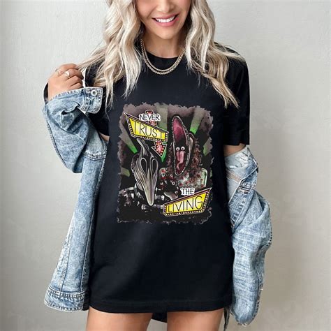 Beetlejuice Never Trust The Living Shirt Horror 80s Beetlejuice