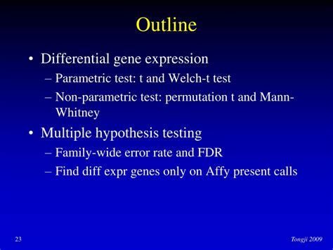 Ppt Different Expression Multiple Hypothesis Testing Powerpoint