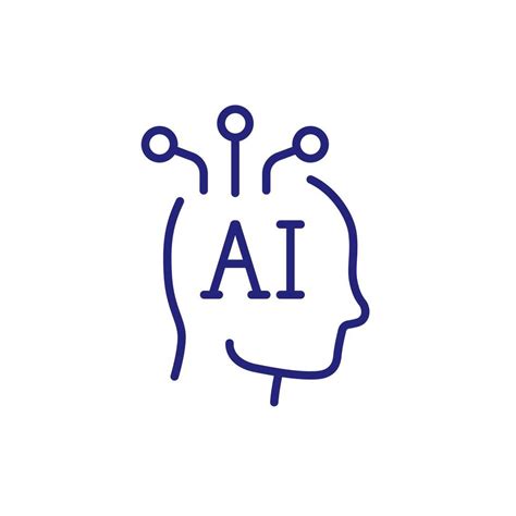 Ai Artificial Intelligence Line Icon 42361683 Vector Art At Vecteezy
