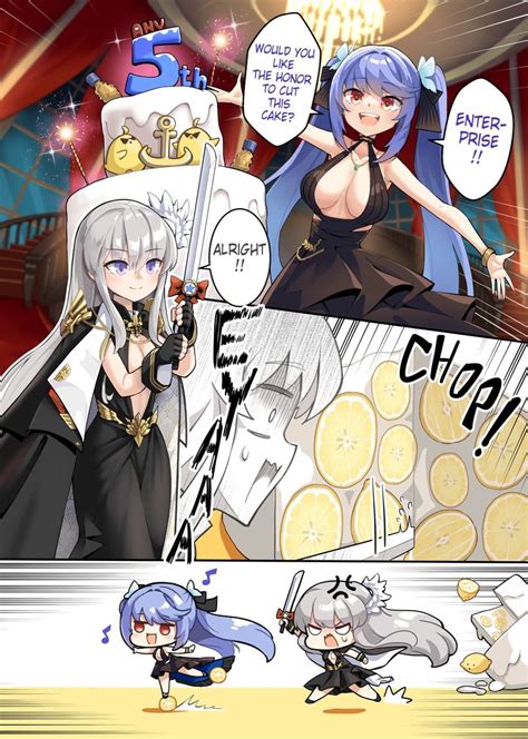 Manjuu Enterprise Crewmate And Essex Azur Lane And 1 More Drawn By