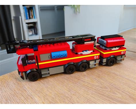 Lego Moc Lego City Fire Station Truck 60414 Trailer By Dennis1984120
