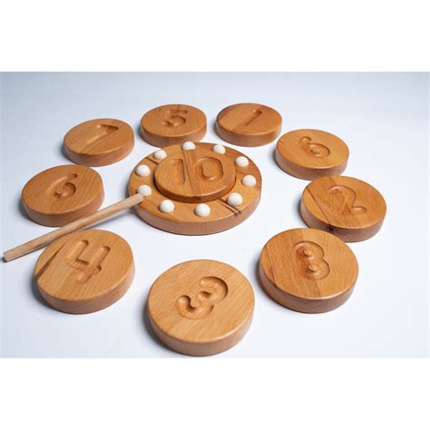 Joc Educativ Montessori Set Pentru Numeratie Potrivire Si Trasare A Numerelor De La La