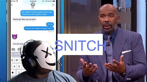 Steve Harvey Snitching On Guys To The Ladies Decoding Confusing Text