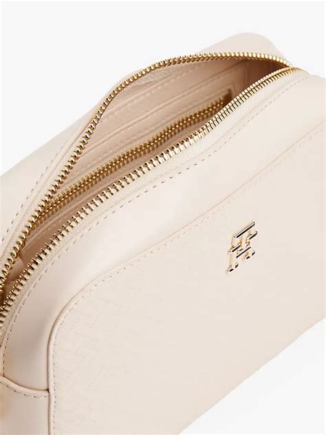 Th Monogram Camera Bag White Tommy Hilfiger