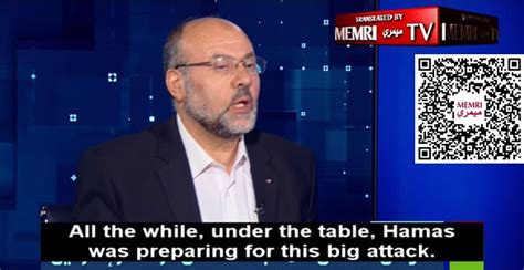 Senior Hamas Official On Hamas Invasion Of Israel Memri