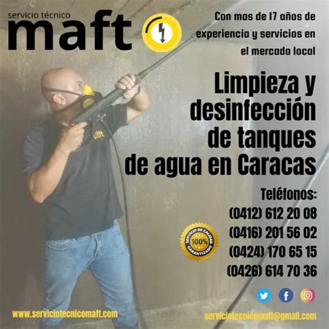 Limpieza Desinfección De Tanques De Agua Caracas Mercadolibre