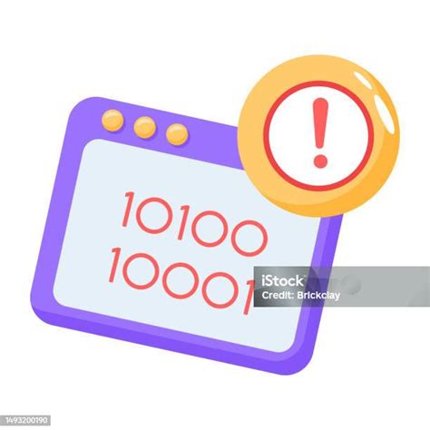 Coding Error Stock Illustration Download Image Now Binary Code