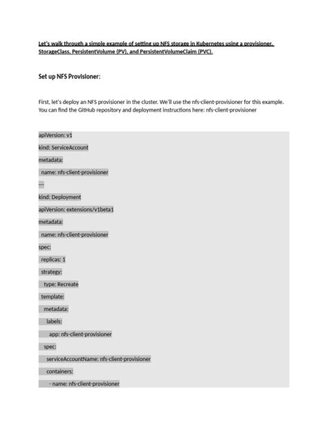 Nfs Server Setup Pdf
