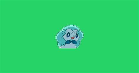 Sticker Maker Shiny Rowlet Stickers