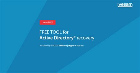 Easy Fast Granular Recovery Of Individual Ad Objects And Entire Containers With Veeam Explorer