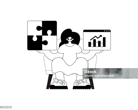 그녀의 필체에 복잡한 여자 친구와 도덕적 기능 흉터의 그래프 해적판과 달걀 흰자 실행 작품 트렌디한 스타일 벡터 일러스트레이션 검은색에 대한 스톡 벡터 아트 및 기타 이미지