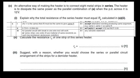 A Level Homework And Answers Questions With Internal Resistance