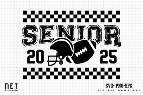 1 Senior 2025 Football Mom Png Designs Graphics