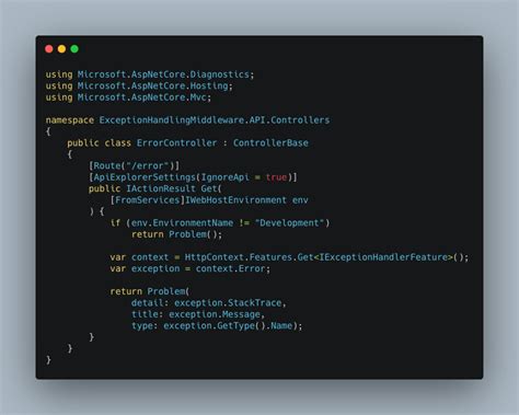 Como tratar exceções através de Middleware do ASP NET Core Desenvolvimento e Arquitetura de