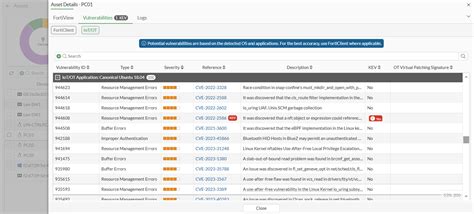 Enhanced Security Visibility For IoT OT Vulnerabilities FortiGate FortiOS