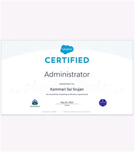 Excited To Share That I Have Officially Become A Certified Salesforce Administrator Kammari