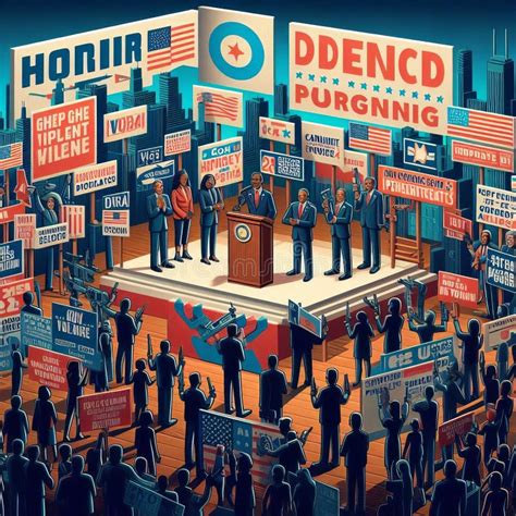 The Democratic National Convention In Chiago Gun Violence Preve Stock