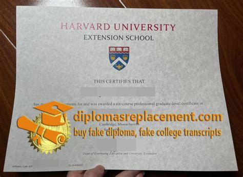 How To Order A Fake Harvard Extension School Diploma Online