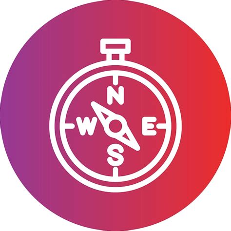 Premium Vector Compass Icon Style
