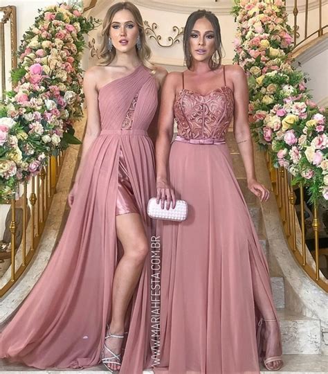 Topo 84 Imagem Vestidos Cor Rosa Br Thptnganamst Edu Vn