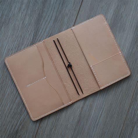 Travelers Notebook Cover Passport Pocket Size V4 Thinkthankay