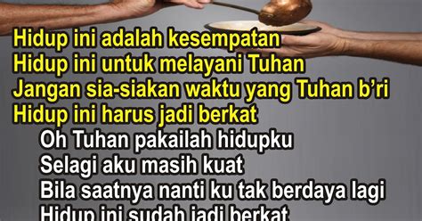 Lirik Lagu Pujian Rohani Kristen Sekolah Minggu Gereja Tuhan Yesus
