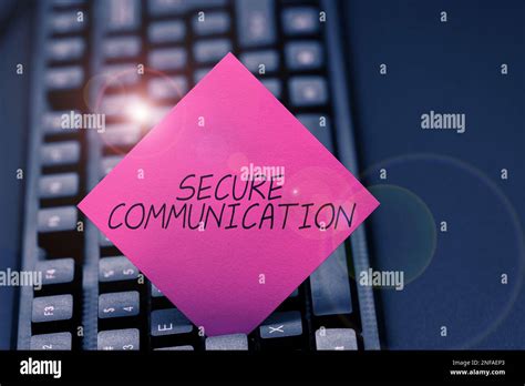 Conceptual Display Secure Communication Conceptual Photo Preventing