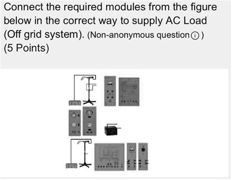 solved connect the reguired modules from the figure below in the