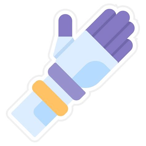 Premium Vector Prosthetic Arm Flat Illustration