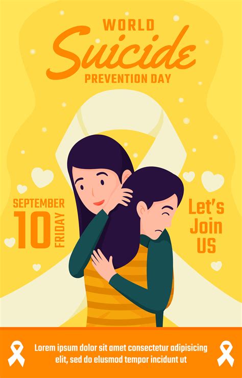 World Suicide Prevention Day Poster 2837368 Vector Art At Vecteezy