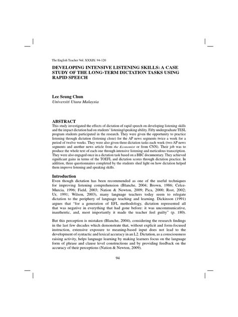 Intensive Listening Pdf