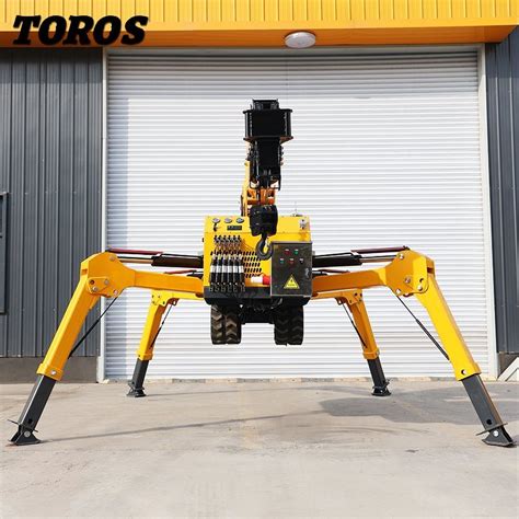 New Energy Spider Crane Crawler Crane With Hydraulic Telescopic Outriggers Small Crane Offer