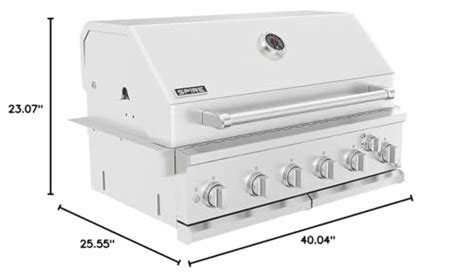 Spire Premium Grill Built In Head 6 Burner With Rear Burner Propane
