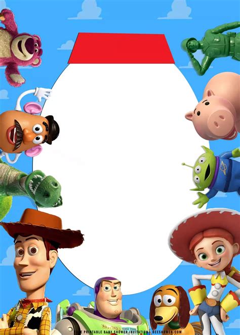 FREE Printable Toy Story Birthday Invitation Templates FREE