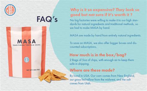 Masa Chips Tortilla Chips Snack Pack Seed Oil Free