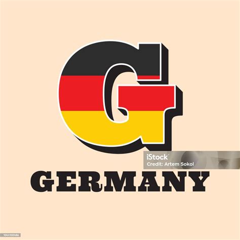 편지 G 나라 알파벳 기호 0명에 대한 스톡 벡터 아트 및 기타 이미지 0명 3차원 형태 검은색 Istock
