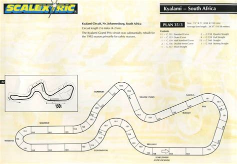 Scalextric Classic Track Layouts Scalextric Track Plans 3rd Edition