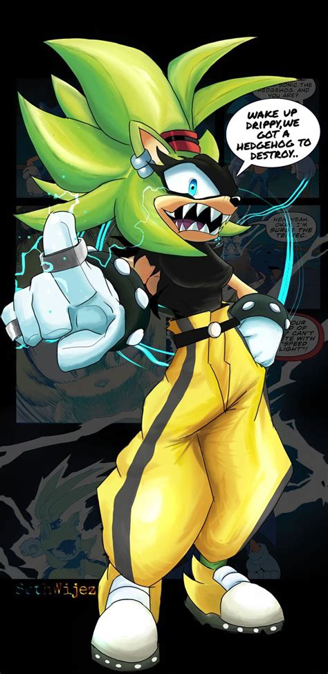 Surge The Tenrec Crear Personajes Anime Sonic Fotos Ilustraciones