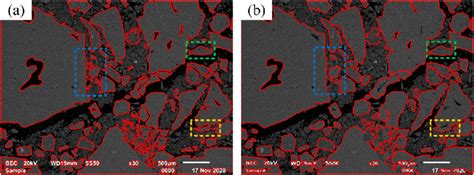 Images Obtained By Different Detection Methods A Without And B With