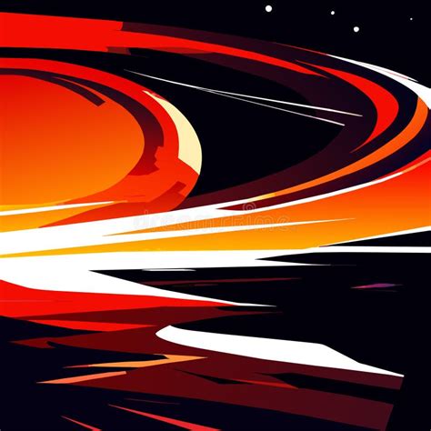 Abstract Background With A Red Orange And Black Gradient Ai