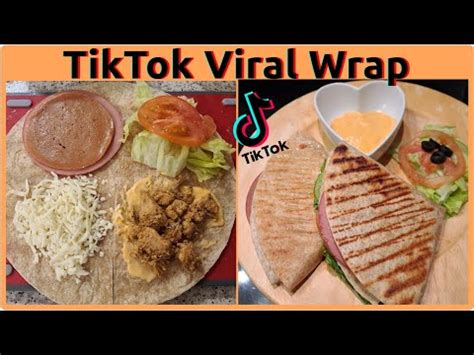 TikTok Tortilla Wrap Hack Trending Tortilla Wrap Unique Style Chicken Tortilla Recipe