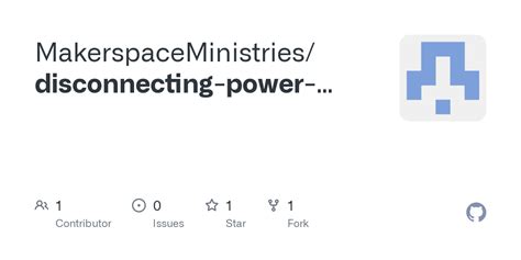 Github Makerspaceministriesdisconnecting Power Supply
