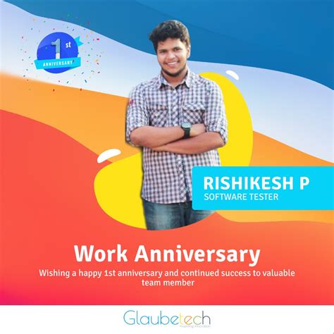 Happy Work Anniversary Glaubetech Inventions Pvt Ltd