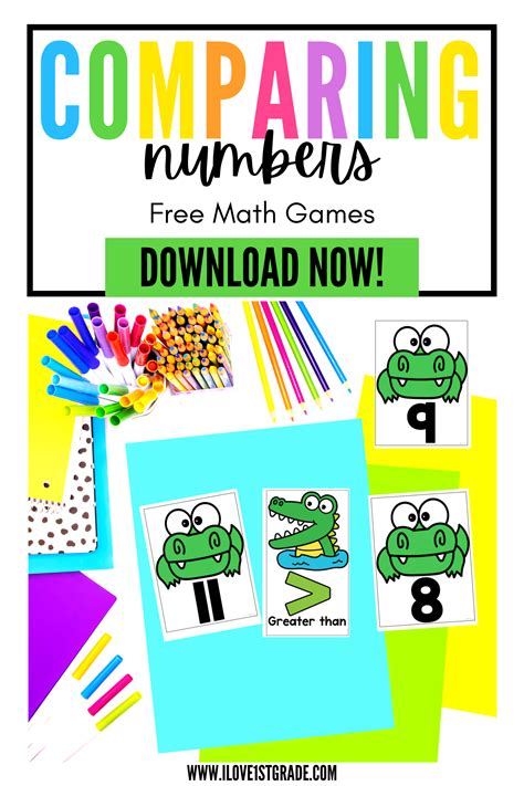 Comparing Numbers Greater Than Less Than Equals To Freebie