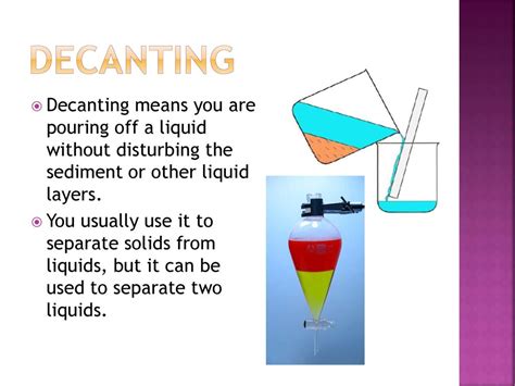 Decantation Definition
