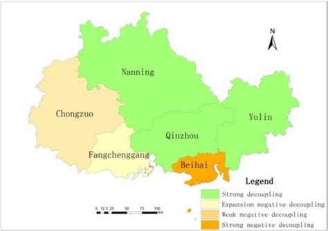 Spatial Distribution Of Comprehensive Decoupling In Each City Download Scientific Diagram