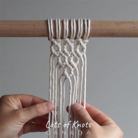 diy macrame tutorial small diamond pattern using double half hitch knots youtube artofit