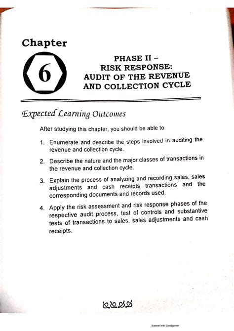 Chapter 6 About Auditing Procedures Bs Accountancy Studocu