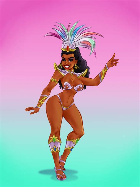 Brazilian Carnival Brunette By Alramonart On Deviantart
